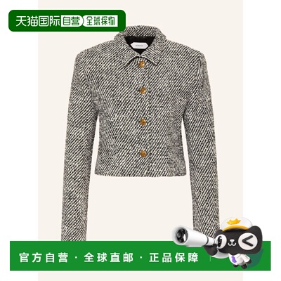 香港直邮VERSACE 女士夹克 100324633313000 CO 花色 Boucle Blaz