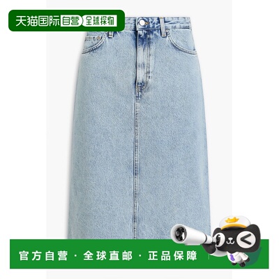 1h可退 香港直邮toteme 女士 牛仔半身裙 243WRB0193FB0045184COO
