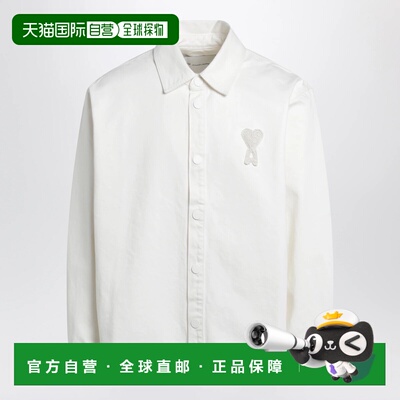 1h可退 香港直邮Ami Paris 男士衬衫 UJK897UDE0126136 SS2026 白