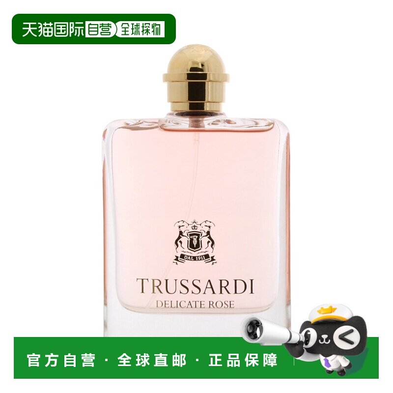 欧洲直邮Trussardi杜鲁萨迪女士逸玫瑰淡香水50ml花果调柔和正品