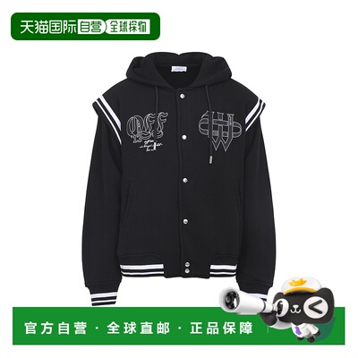 1h可退 香港直邮OFF-WHITE C O VIRGIL ABLOH 男士 Gothic 米白抓