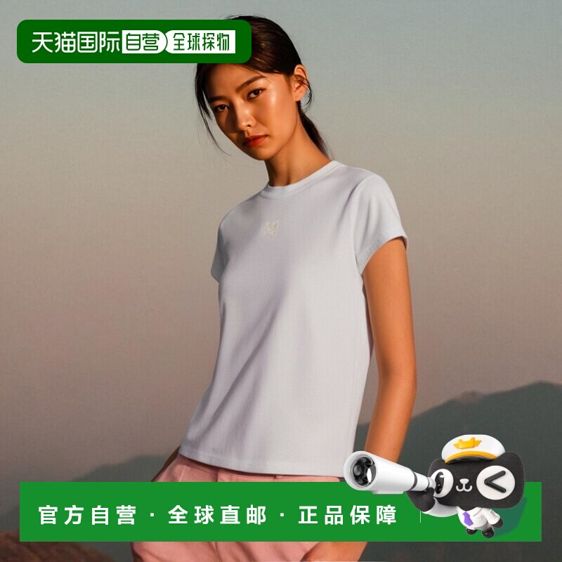 香港直邮Alexander Wang 亚历山大 王 女士 白色棉质T恤 4CC32415