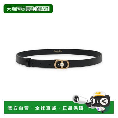 香港直邮DIOR 女士腰带 B0395UWIX900 CO 黑色 