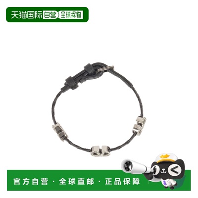 香港直邮VALENTINO 女士手链手镯 WJ0X71UDN32U SS2025 黑色 徽标