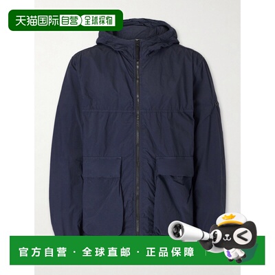 1h可退 Stone Island 石头岛 男士 Logo-Appliqued Shell外套大衣