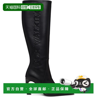1h可退 香港直邮off-white 女士 黑色 For Walking Loop 高筒靴 O