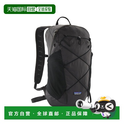 自营欧洲直邮Patagonia Terravia黑色尼龙徒步旅行背包男女通用