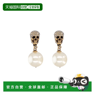 1h可退 欧洲直邮ALEXANDER MCQUEEN 女士耳饰 855396I170A2375 SS
