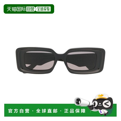 1h可退 香港直邮LOEWE 罗意威 女士 黑色太阳眼镜 LW40102F52