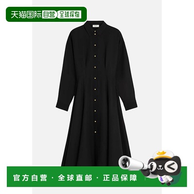 1h可退 香港直邮Celine 思琳 女士 chemisier 羊毛连衣裙 RR0K20V