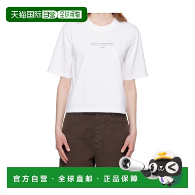 1h可退 香港直邮OFF-WHITE 女士T恤 OWAA124S26JER0060110 SS2026