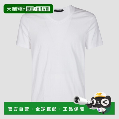 1h可退 香港直邮TOM FORD 男士T恤 T4M091040100 SS2026 白色 Und