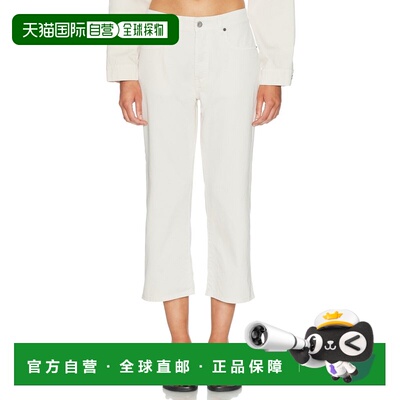 美国直邮Miu Miu 缪缪 女士 短款喇叭裤 GWP613 white白色 舒适时