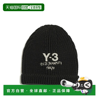 1h可退 香港直邮Y-3 女士 COARSE 针织帽子 JX8308 black黑色 舒
