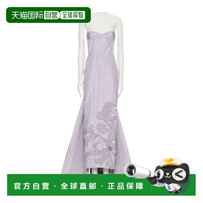 香港直邮VALENTINO 女士连衣裙 BVDNZ5917ZQC SS2026 紫色 抹胸连