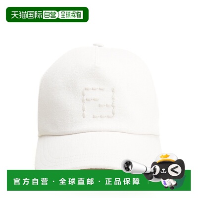 1h可退 香港直邮FENDI 男士帽子 FXQ768AV92F0RQ0 SS2026 白色 帆