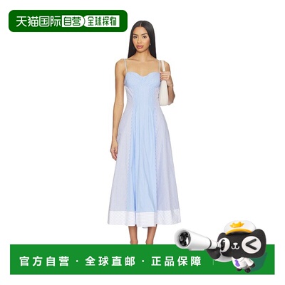 香港直邮Simkhai 女士 Chamberlain 棉质中长连衣裙 2261261CO