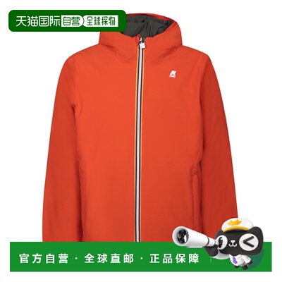1h可退 欧洲直邮K-WAY 男士夹克 K21253WALE AW2023 橙色 Jack St