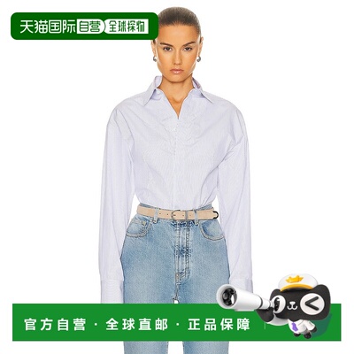 1h可退 香港直邮Alaia 女士 衬衫式连体衣 AA9C09074T567