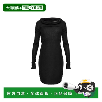 1h可退 香港直邮RICK OWENS 女士连衣裙 RP02F5208JS09 AW2026 黑