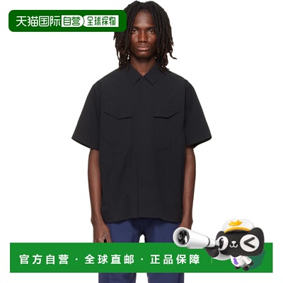 香港直邮Veilance 男士 黑色 Field 短袖衬衫 X000009636