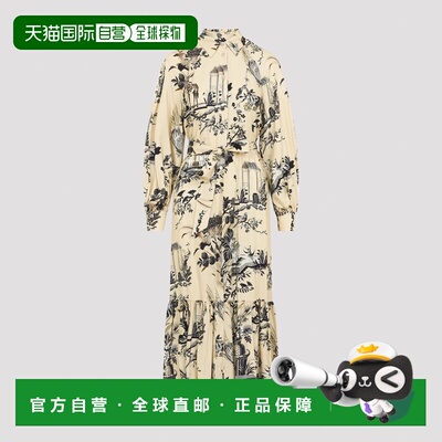 香港直邮ETRO 女士连衣裙 WRHA056199SA41AX0821 AW2026 卡其色