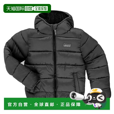 欧洲直邮Levi's李维斯童装羽绒服/棉服SHERPA LINED MDWT PUFFER