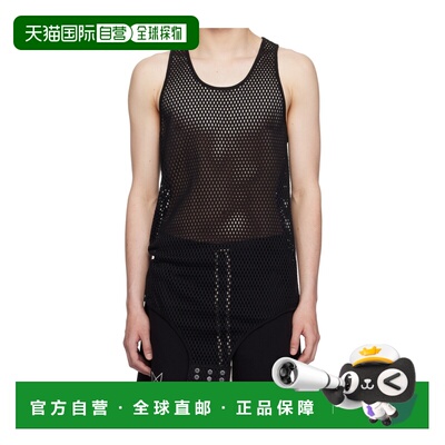 1h可退 香港直邮Rick Owens 圆领背心 CM01E1680CHONETMESH