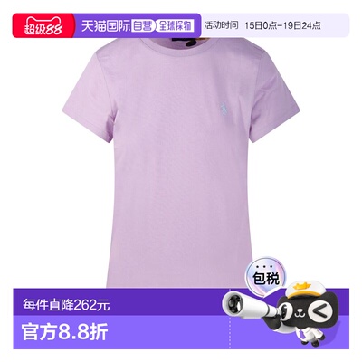 1h可退 香港直邮ralph lauren 拉尔夫劳伦 女士 T恤 211B14605