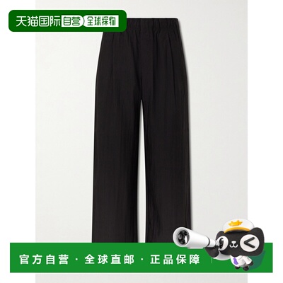 香港直邮Our Legacy 男士 直筒亚麻混纺裤子 M2264LSSOOTBLACKTEC