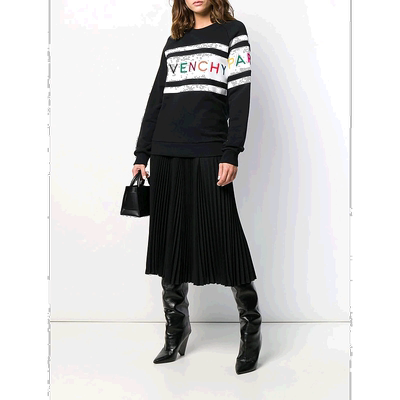 香港直邮Givenchy Logo刺绣套头卫衣 BW70633Z1X纪梵希长袖
