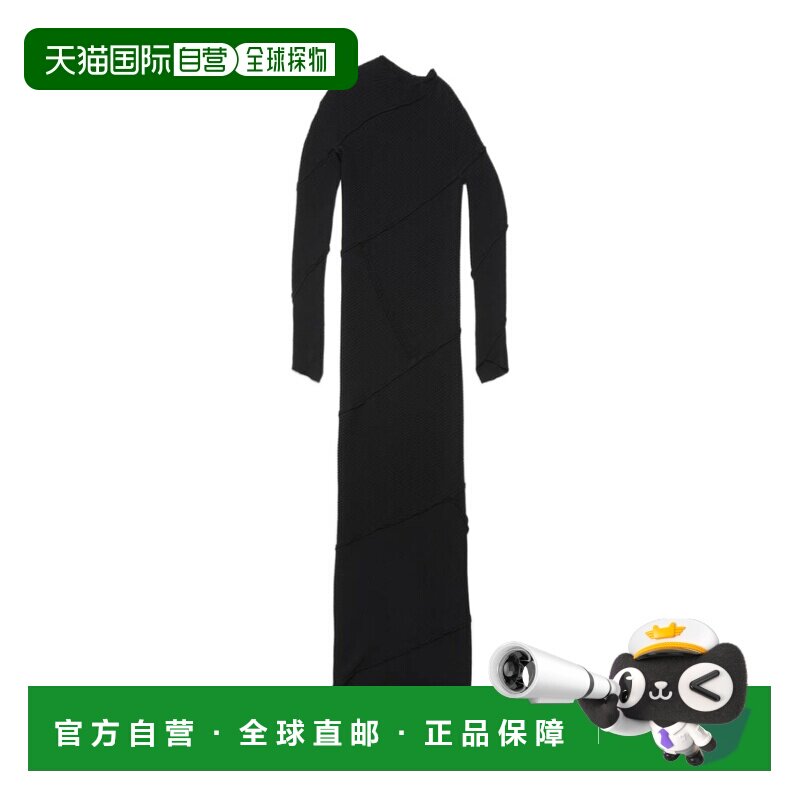 【99新未使用】香港直邮Balenciaga 长袖连衣裙 751094T5199长裙