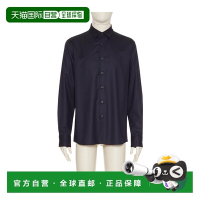 香港直邮Valentino VLOGO 刺绣长袖羊毛衬衫 5V3AB764AD0华伦天奴
