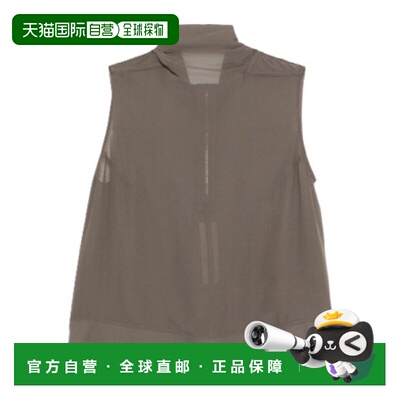 1h可退 香港直邮RICK OWENS 女士马甲 RP01F6116G34 SS2026 灰色