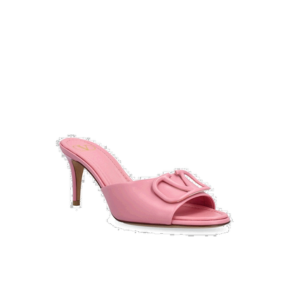 【99新未使用】香港直邮Valentino 徽标高跟凉鞋单鞋 2W2S0EL1MZF