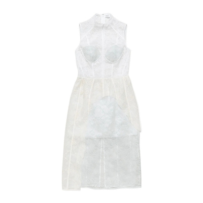 1h可退 香港直邮Acne Studios 蕾丝束身连衣裙 A20941