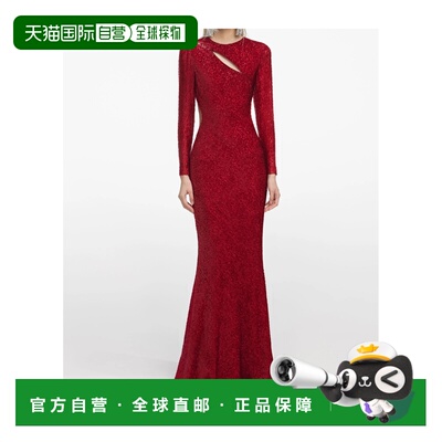 香港直邮SELF-PORTRAIT 女士连衣裙 SC25005XR SS2026 红色 露背