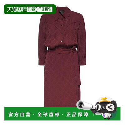 1h可退 香港直邮PINKO 女士连衣裙 106281A33HRR7 SS2026 深棕色