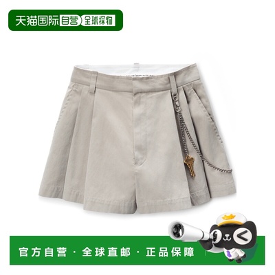 1h可退 香港直邮Alexander Wang 25FW 棉混纺短裤 Women