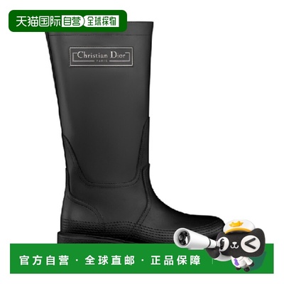 香港直邮Dior D-Scots长筒靴 KCT087CBU迪奥厚底鞋