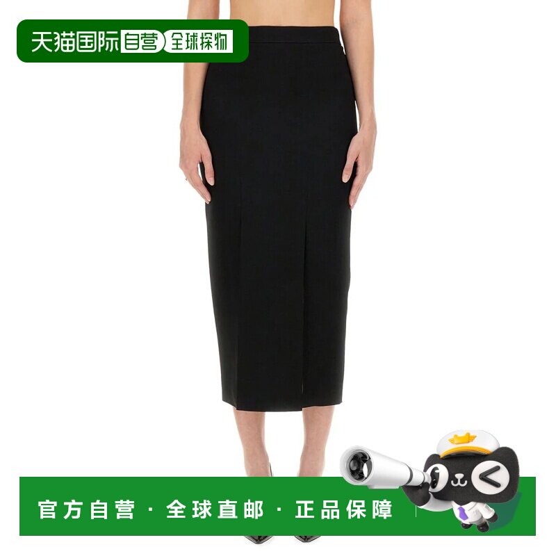 香港直邮MOSCHINO 女士半身裙 011555338555 AW2024 黑色 Moschin