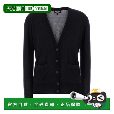 Giorgio Armani V领纽扣开衫 8NAEA1AMB1 【付后1h可退】长袖羊绒