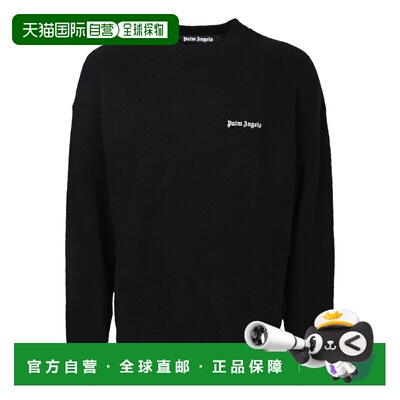 1h可退 香港直邮PALM ANGELS 男士针织衫 PMHE054F23KNI0051001 A