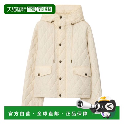 香港直邮BURBERRY 女士外套 8110327C1740 AW2026 米白色 Burberr