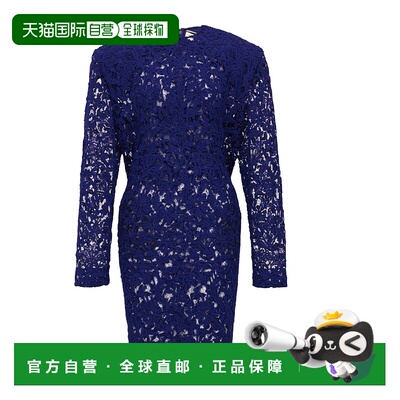 香港直邮Saint Laurent 凸纹蕾丝连衣裙 850170Y363H长袖