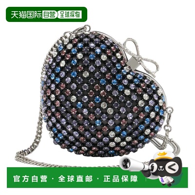 香港直邮Self-Portrait 女士 心形金属拼色斜挎包手包 RS26307AMU