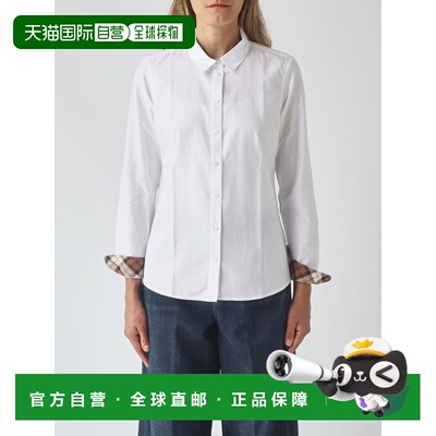 香港直邮Barbour 女士衬衫 LSH1409WH73 AW2026 白色 Camicia sli