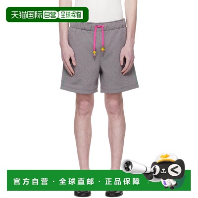 香港直邮Casablanca 男士 灰色提花短裤 MSP26JTR31601RAISEDJACQ