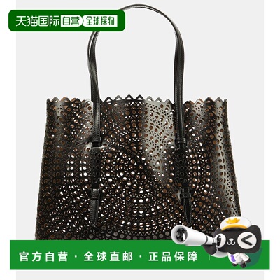 1h可退 香港直邮Alaia 女士 Le Mina 32 New Vienne 皮革手提包