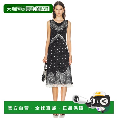 香港直邮Marc Jacobs 马克 雅可布 女士 Slip 立体错视画中长连衣